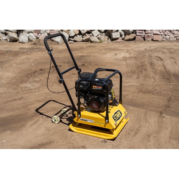 Stark 6.5hp, 196cc EPA Engine, Walk-Behind Vibration Plate Compactor ...