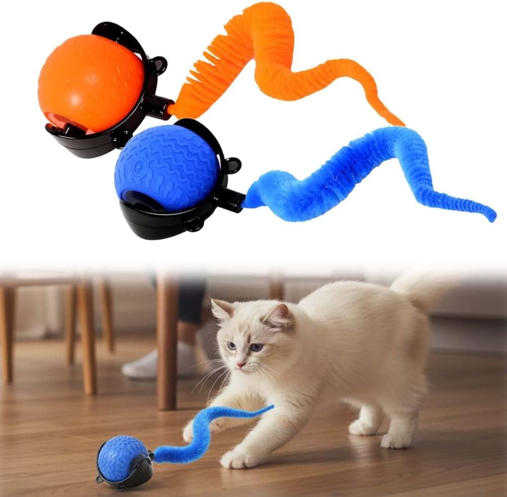 Stark Ball Cat Toy, 2026 New Interactive Cat Toy Ball, Automatic Moving ...