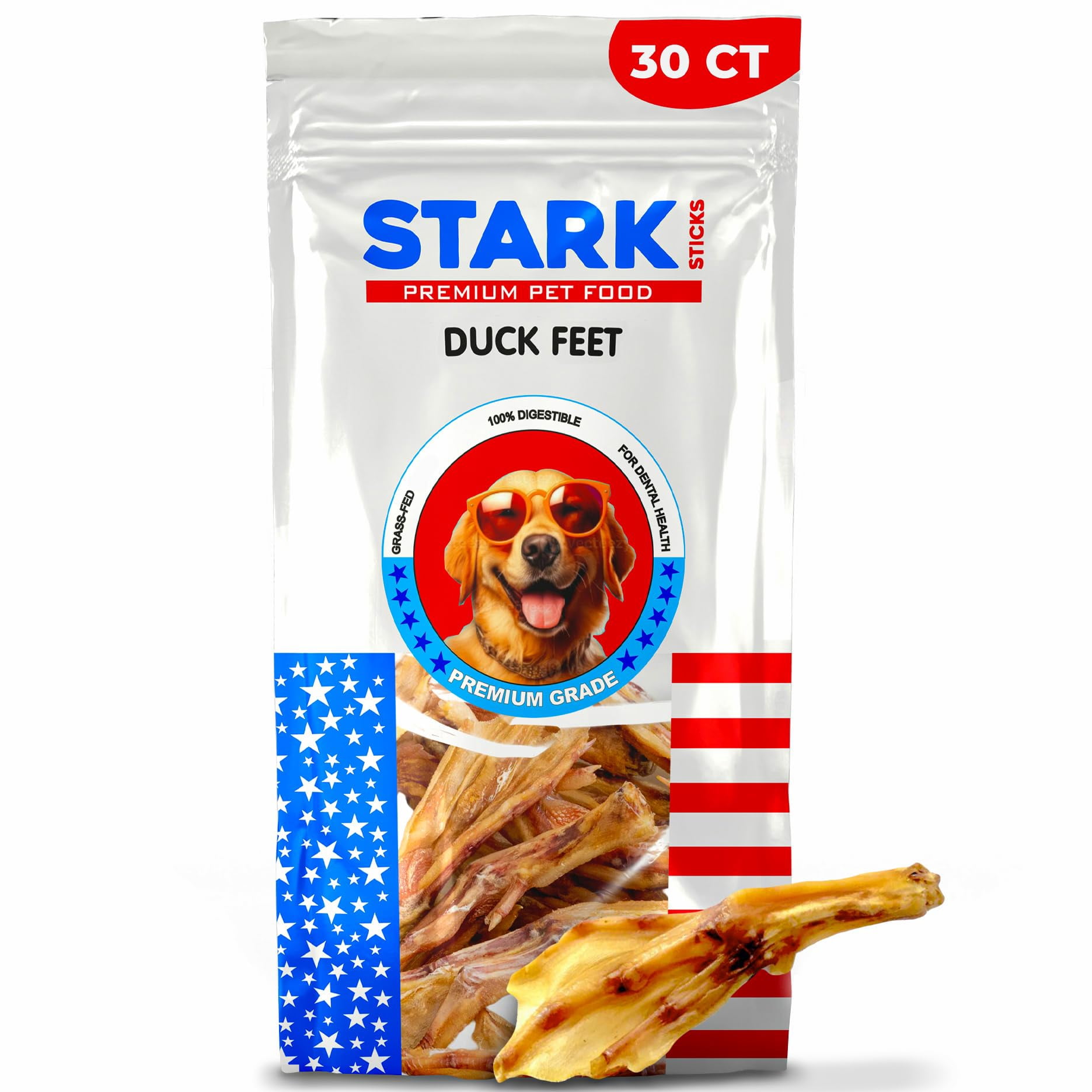 Stark Sticks DuckITSC Feet for Dogs, Dehydrated Dog Treats, Snacks ...
