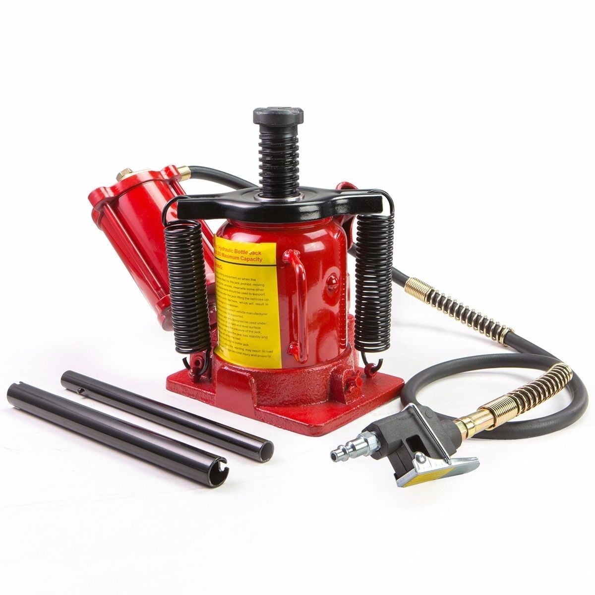 Stark 20-Ton Heavy Duty Automotive Air and Manual Hydraulic Bottle Jack ...