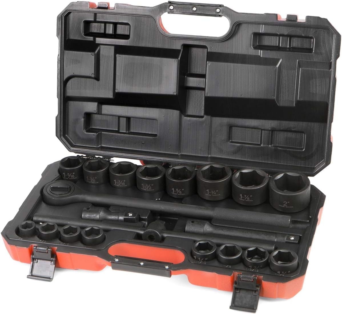 Stark USA 3/4" Drive 21PC Impact Socket Set, 6 Point, SAE 3/4" - 2 ...