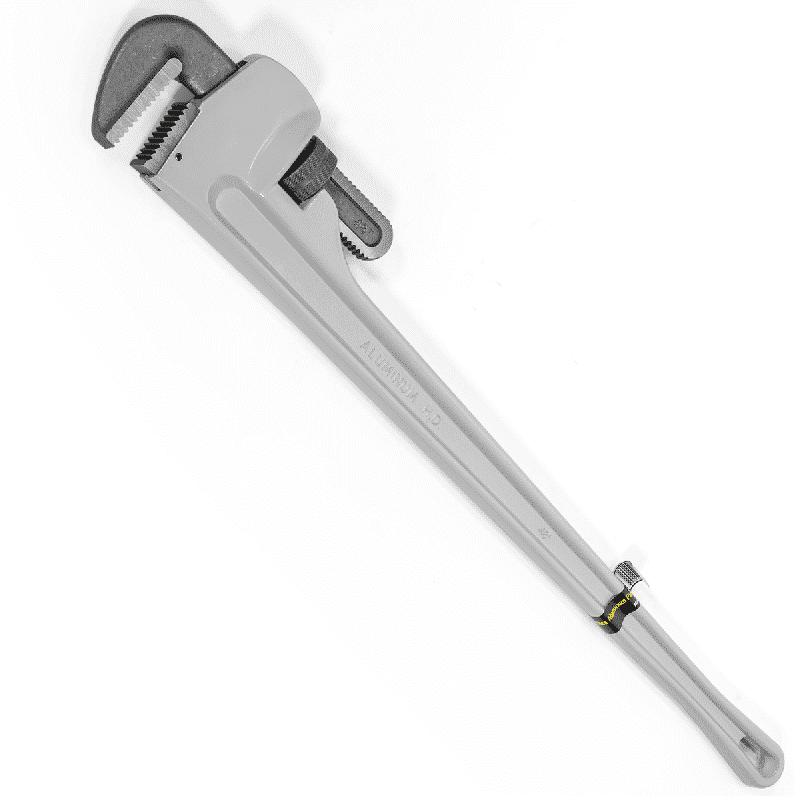Stark 48" Aluminum Straight Pipe Wrench, Adjustable Plumbing Tool with ...