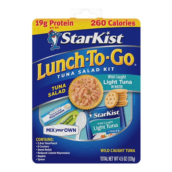 StarKist Lunch To-Go® Chunk Light Tuna Salad Kit with Water Packets ...