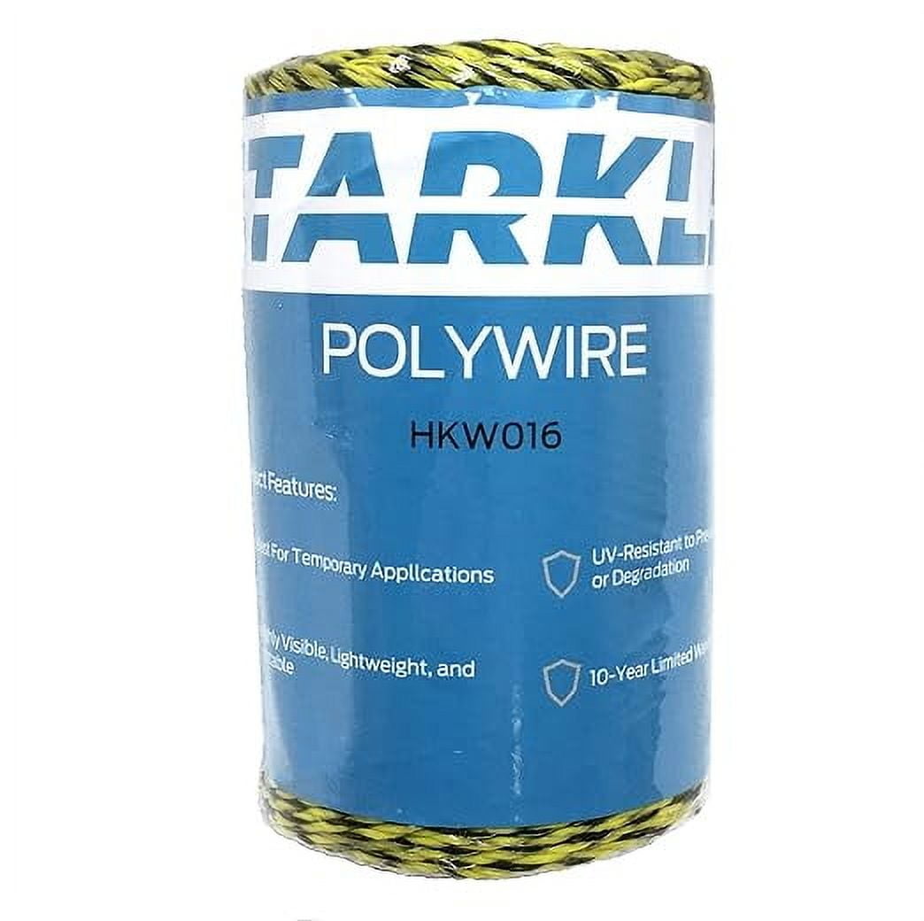 Starkline Electric Fence Polywire - 656 Feet/200 Meter, 6 Conductors ...