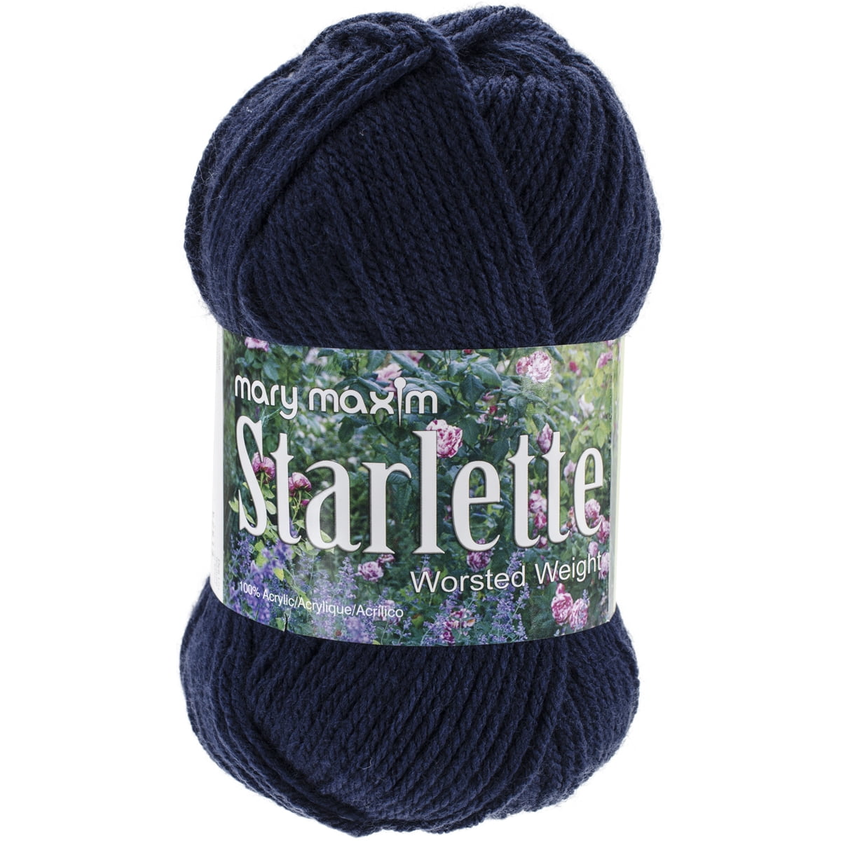 Starlette Yarn-Navy, Pk 10, Mary Maxim - Walmart.com