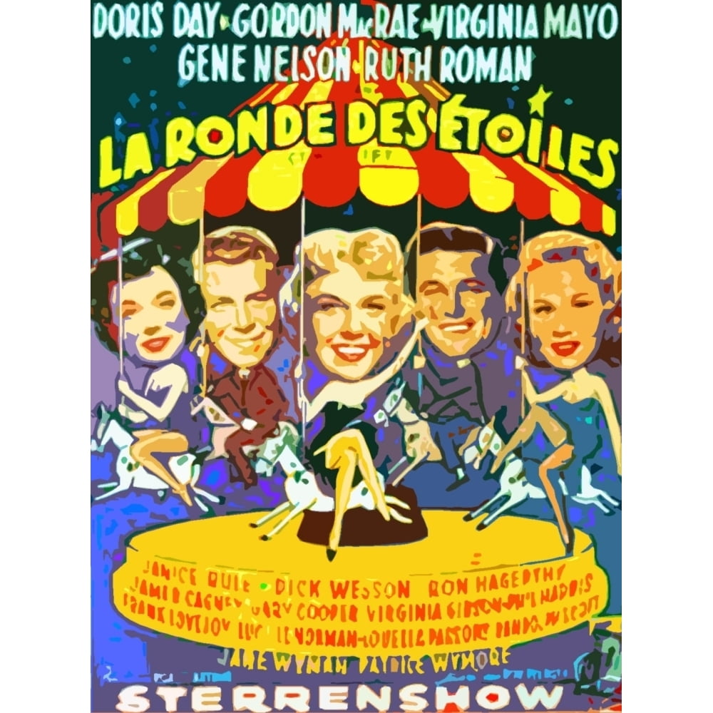 Starlift From Left: Ruth Roman Gene Nelson Doris Day Gordon Macrae ...
