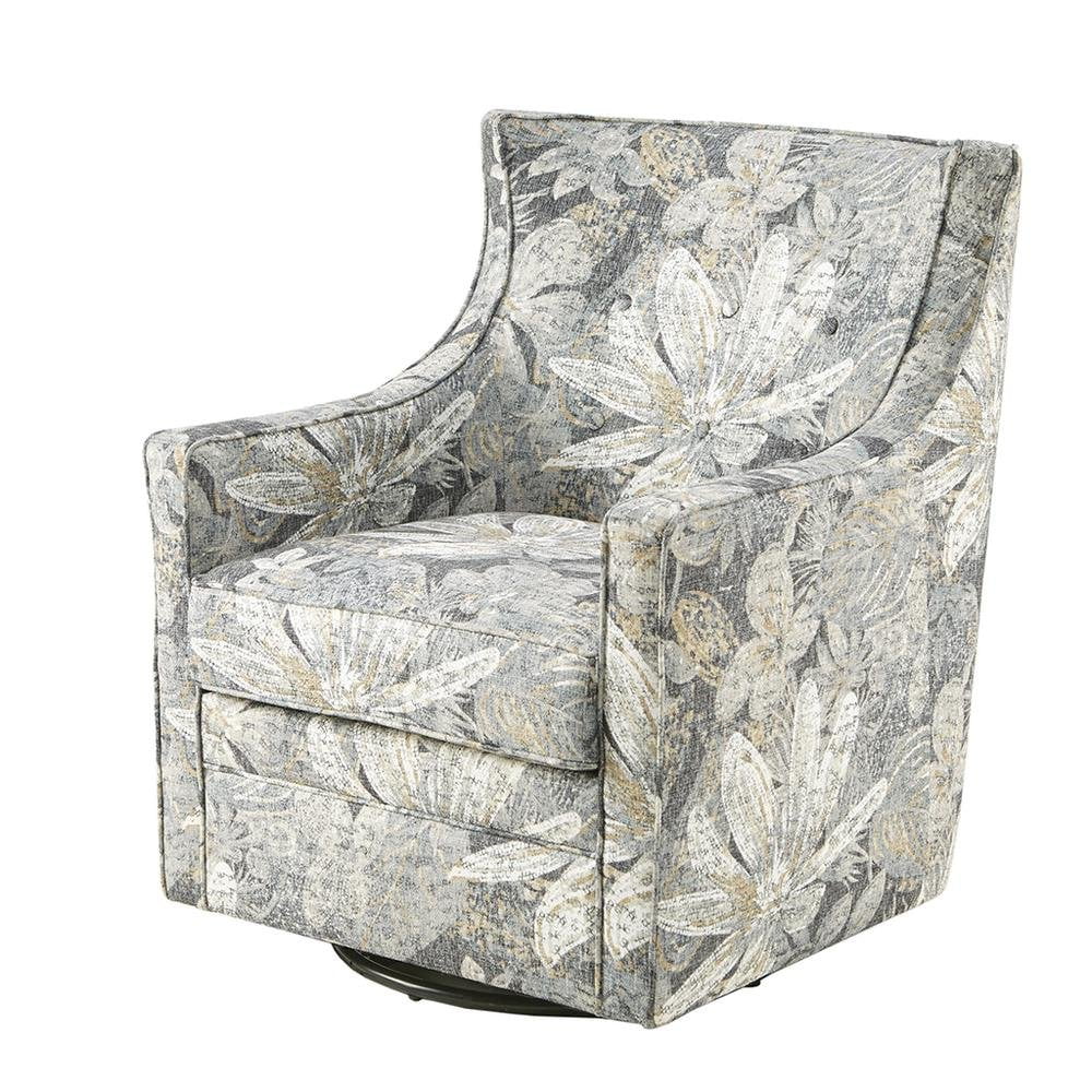 Starlight Canyon Home Blue Swivel Rocker Recliner Chair – Upholstered ...