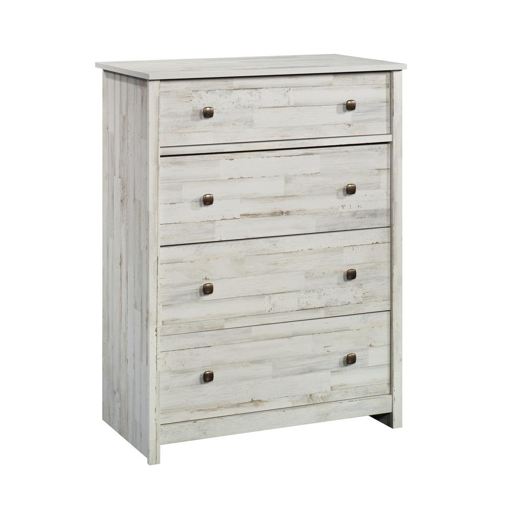 Starlight Canyon Home White 4-Drawer Bedroom Chest for Clothing Storage ...