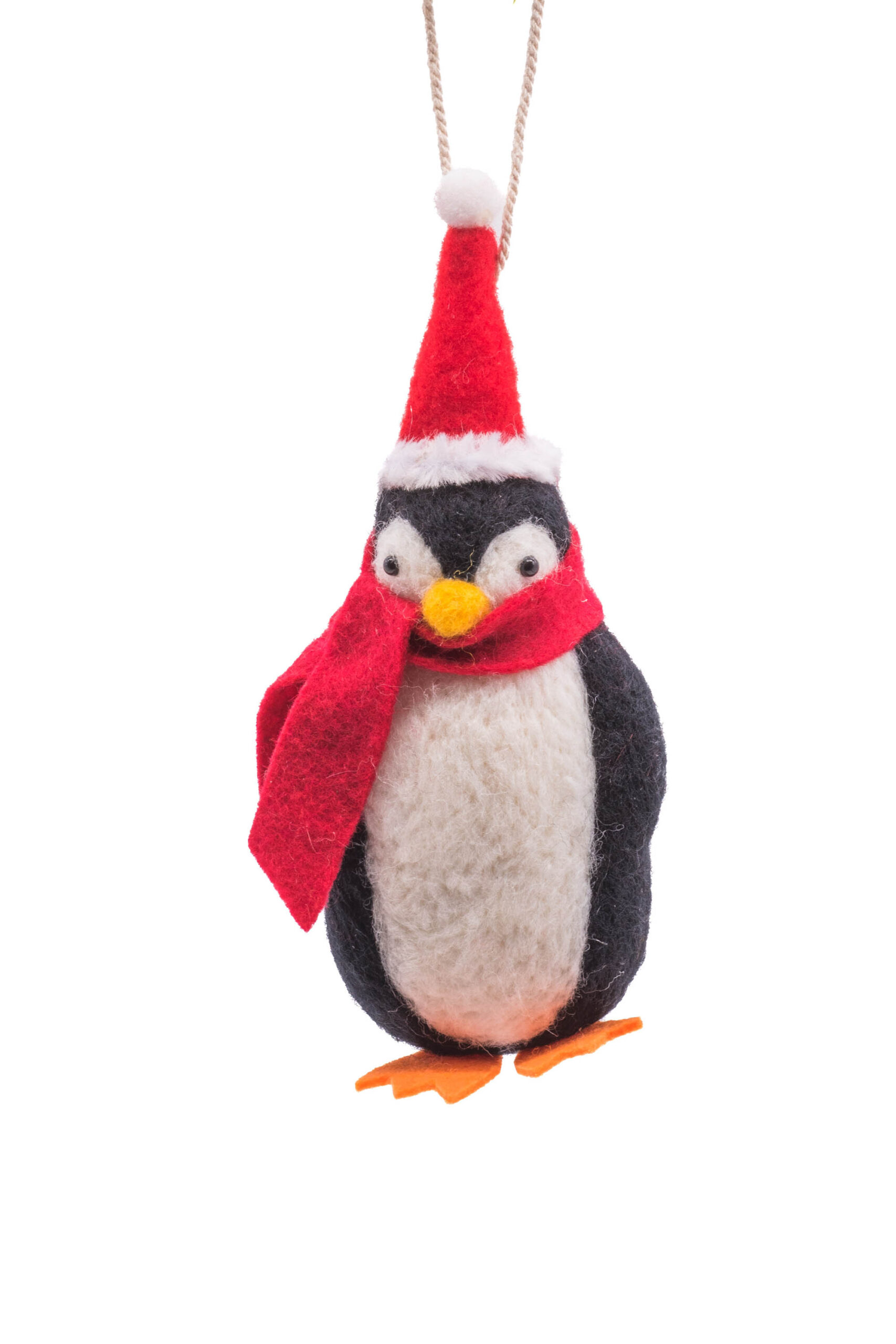 Starlight Collection, Black/White Polylon Hanging Cozy Penguin (Pack of ...