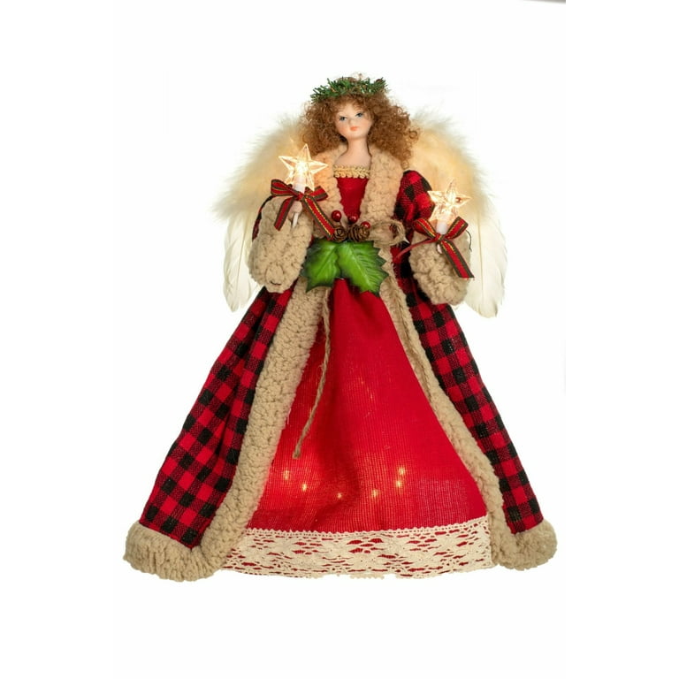 Red Haired Angel Tree Topper
