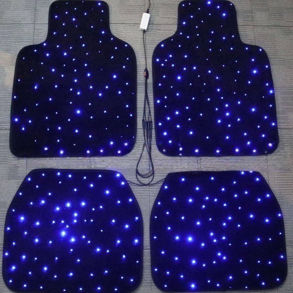 Starlight Floor Mats for Car, LED Light up Car Mats All Weather, Star ...