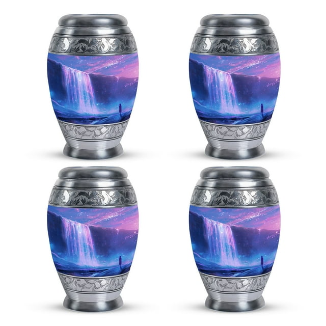 Starlight Frozen Falls Cremation Urn Human Ashes - Keepsake Urn For ...