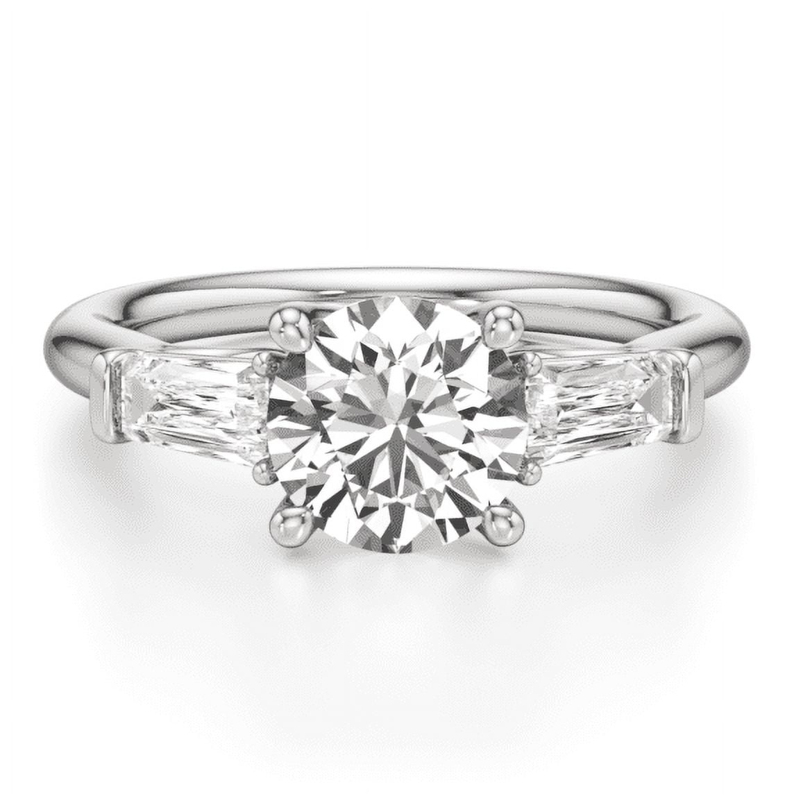 Starlight Jewel 14K White Gold Plated Diamond Engagement Ring - 1.92 Ct ...