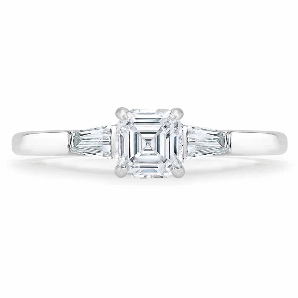 Starlight Jewel 1.75 Ct Round Cut Diamond Ring - 14K White Gold Plated ...