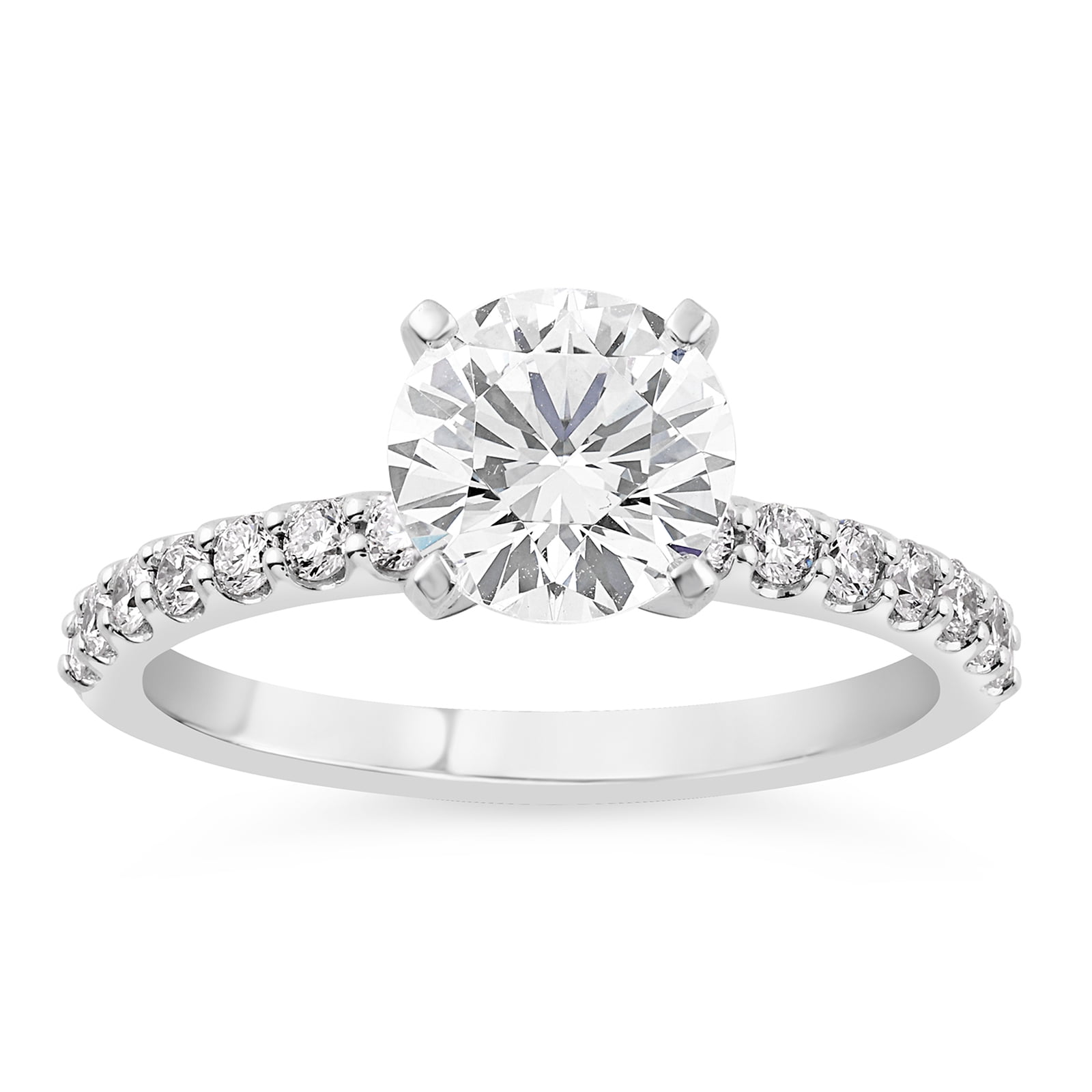 Starlight Jewel 1.95 Ct Brilliant Round Cut Diamond Engagement Ring ...