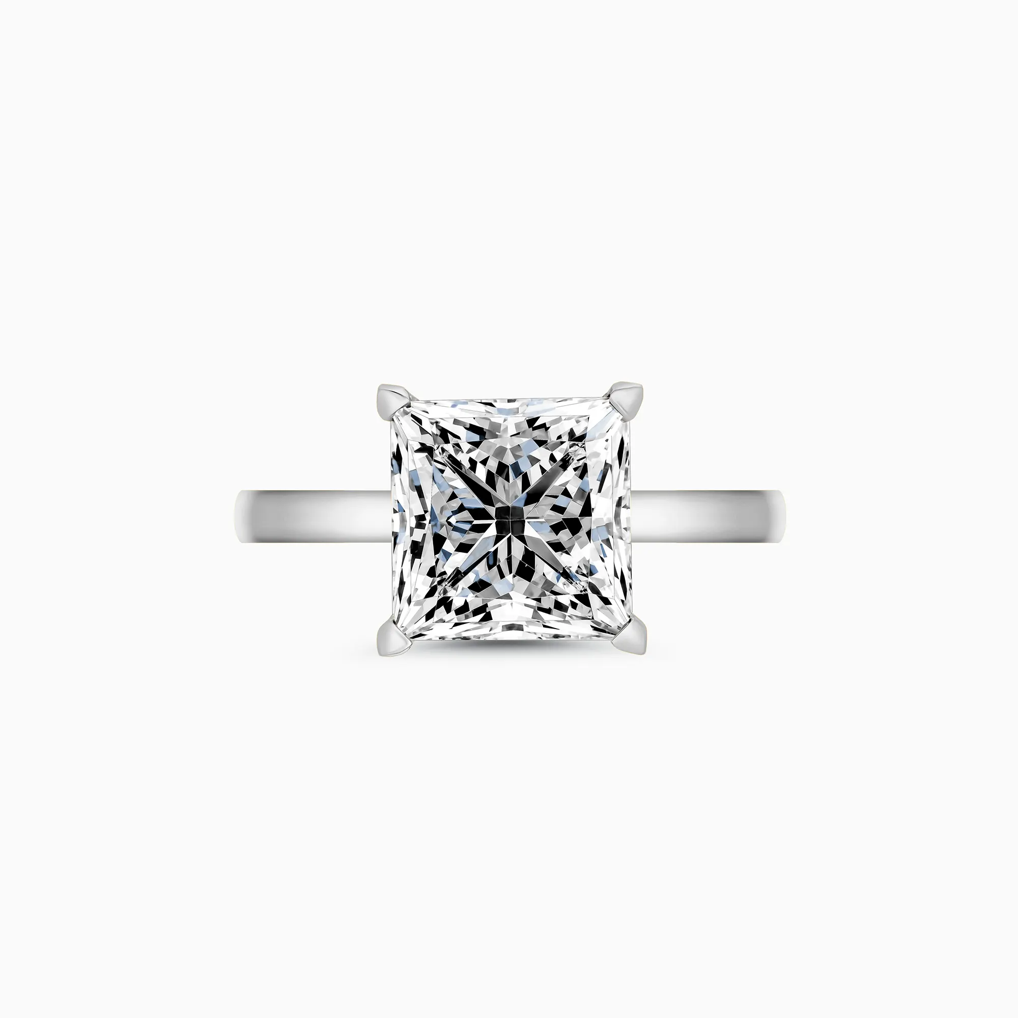 Starlight Jewel 2.24 Ct Princess Cut Diamond Engagement Ring - 14K ...