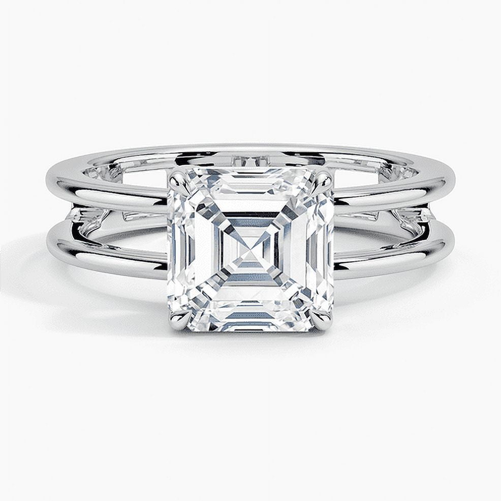 Starlight Jewel 2.02 Ct Asscher Cut Lab Created Simulated Diamond ...