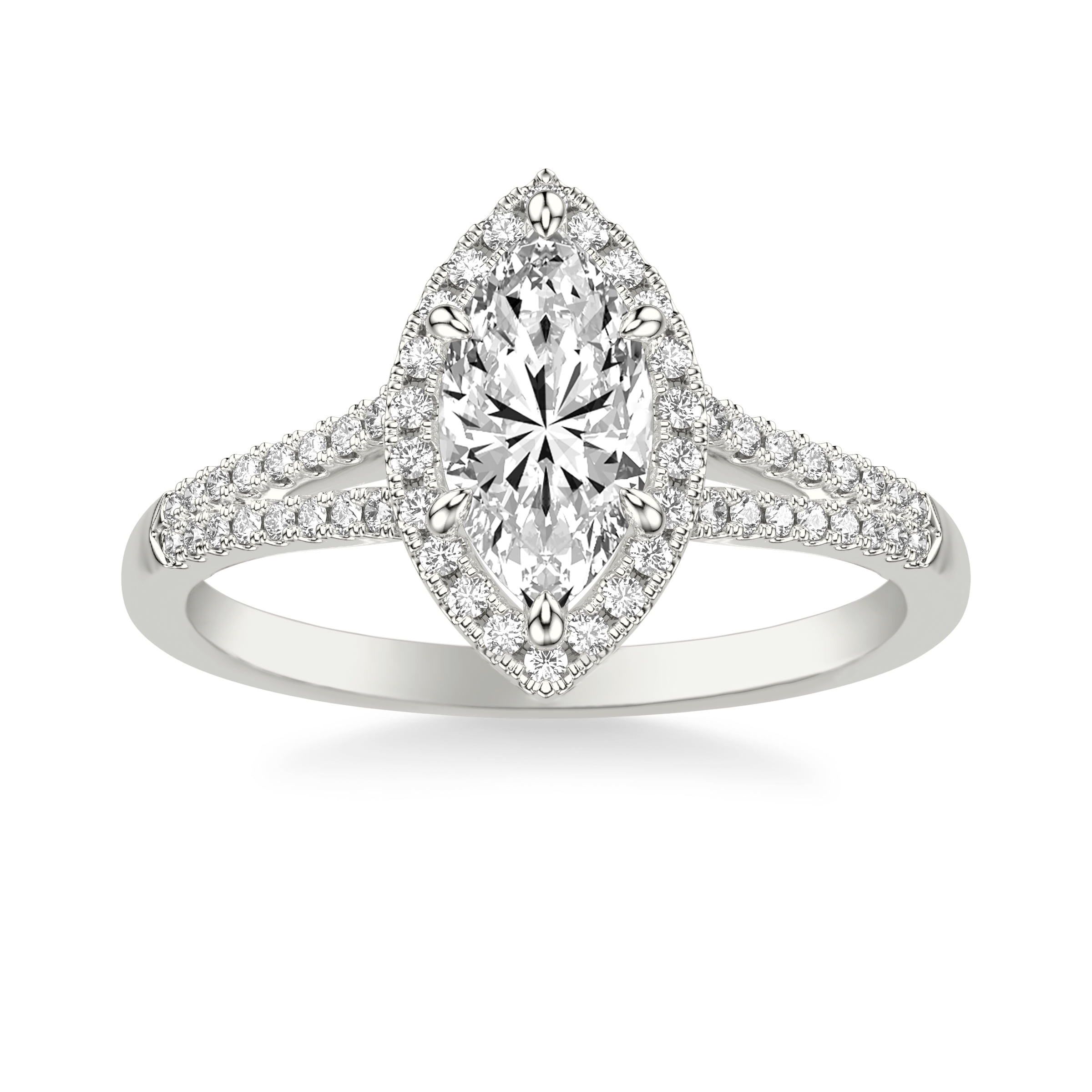 Starlight Jewel 2.24 Ct Marquise Cut Engagement Ring - Lab-Created ...