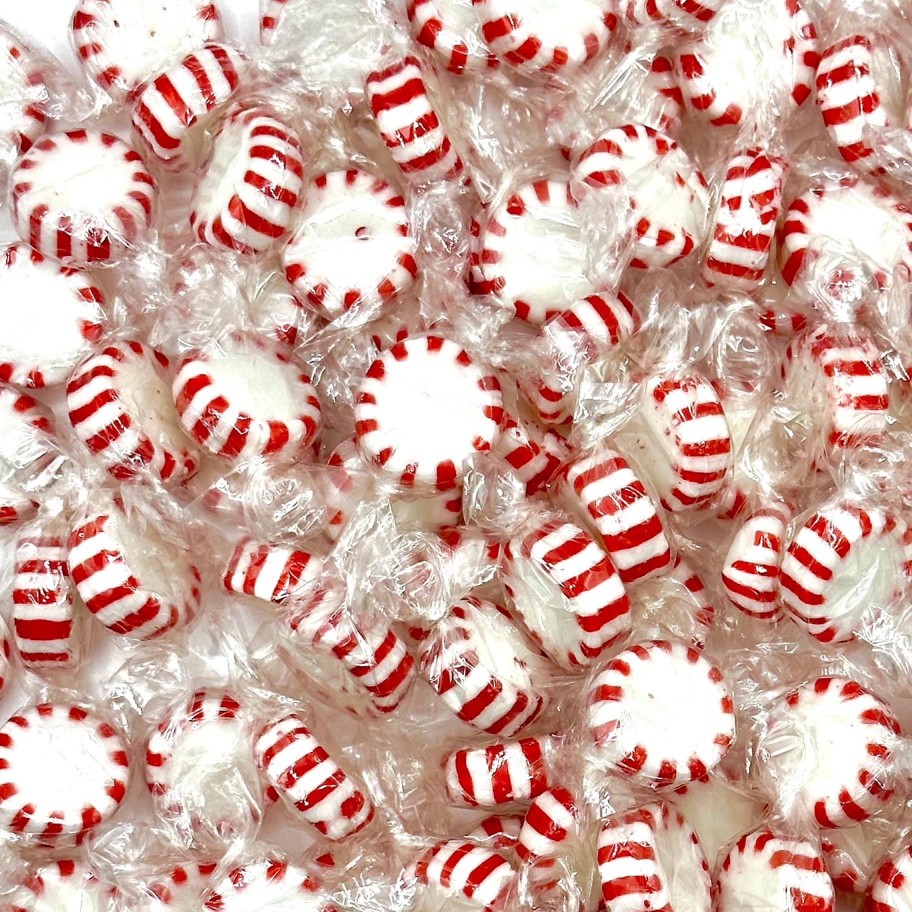 Starlight Peppermint Hard Candy XEF1 - Bulk 2 Pounds (Approx 170 Count) - Individually Wrapped ...