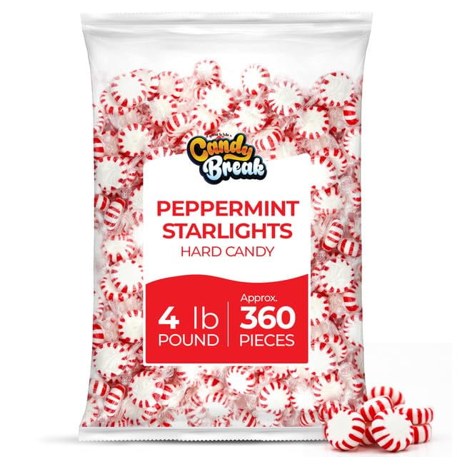 Starlight Peppermint Mints by Arcor - Hard Candy Individually Wrapped ...