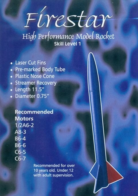 Starlight Rockets Firestar Model Rocket Kit - Walmart.com