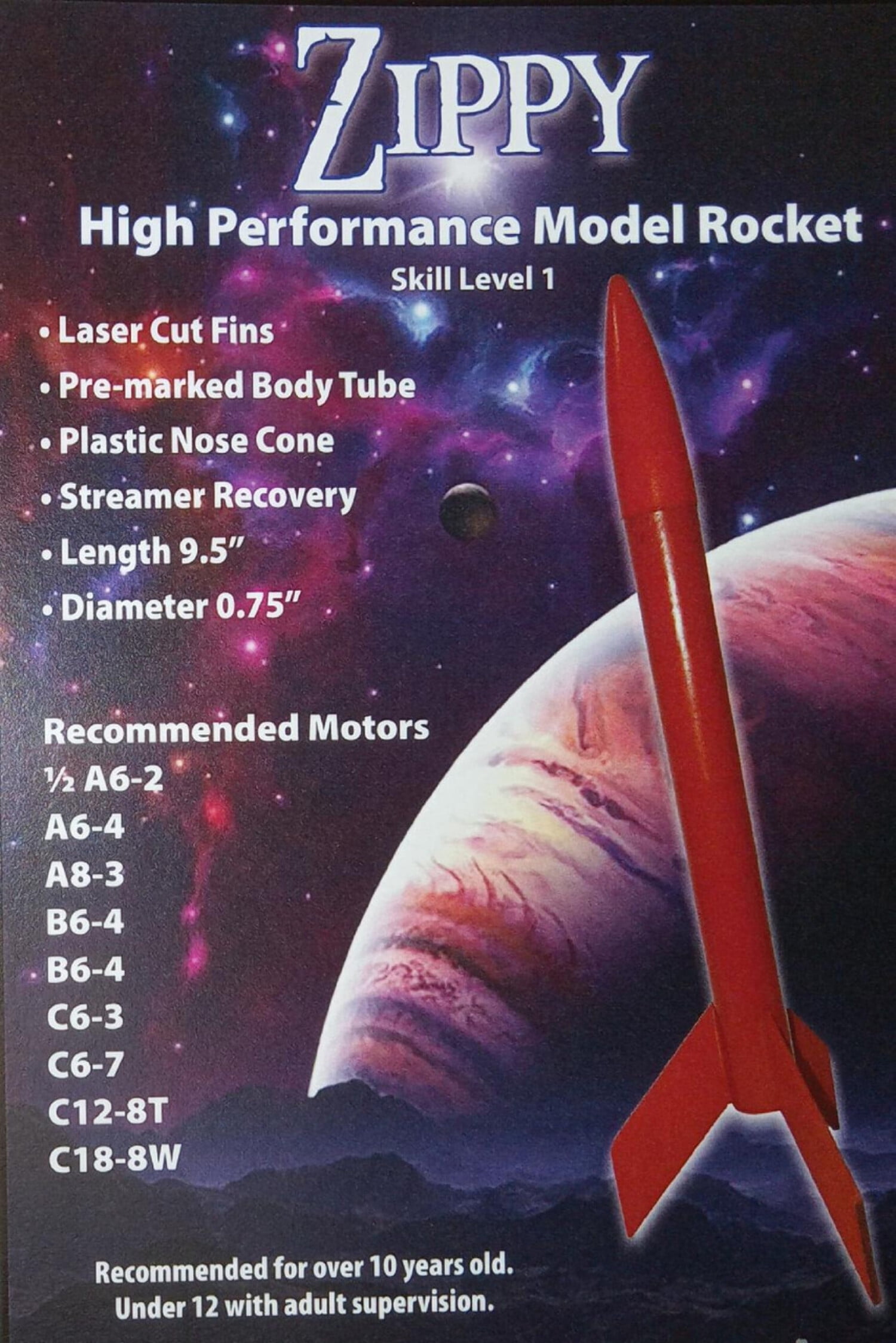Starlight Rockets Zippy Model Rocket Kit - Walmart.com