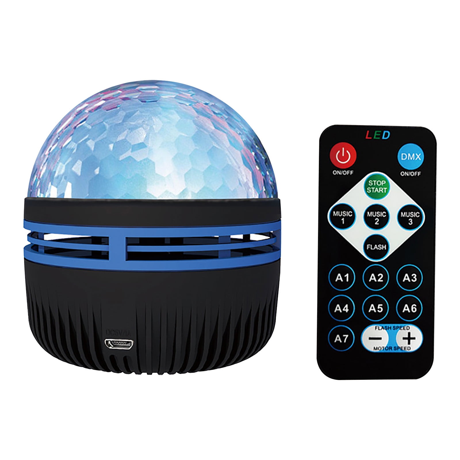 Starlight USB Voice Control Stage Lighting Light Remote Control Water ...