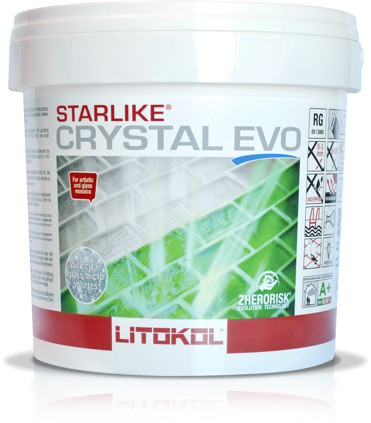 Starlike Crystal EVO 700 5.5 lb. Epoxy Waterproof Translucent Glass ...