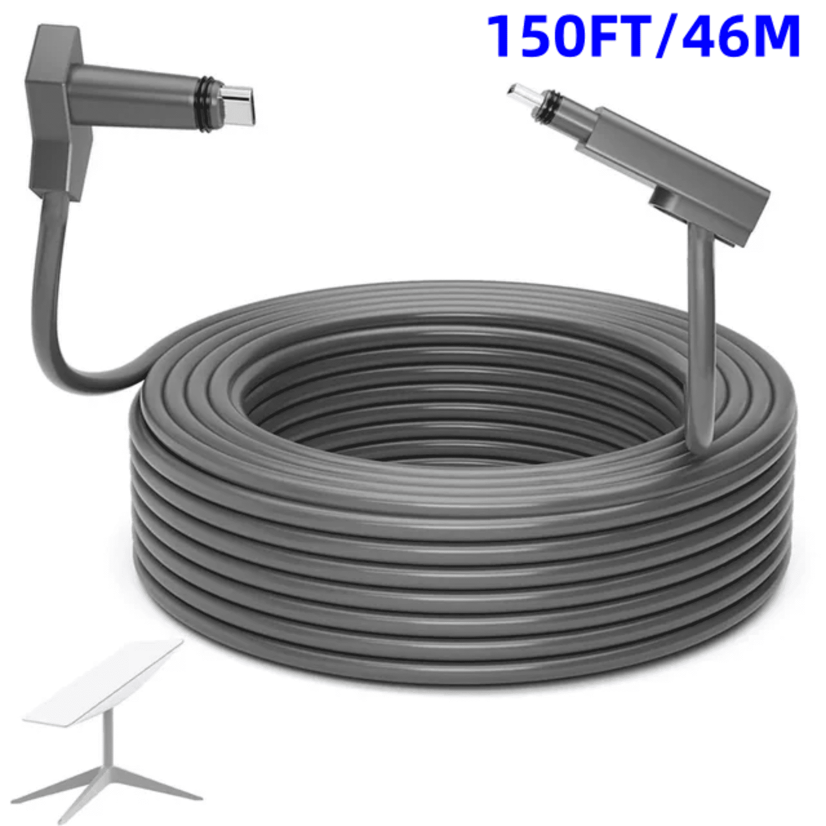 Starlink Cable 150ft Satellite Replacement Extension Cable for Starlink ...