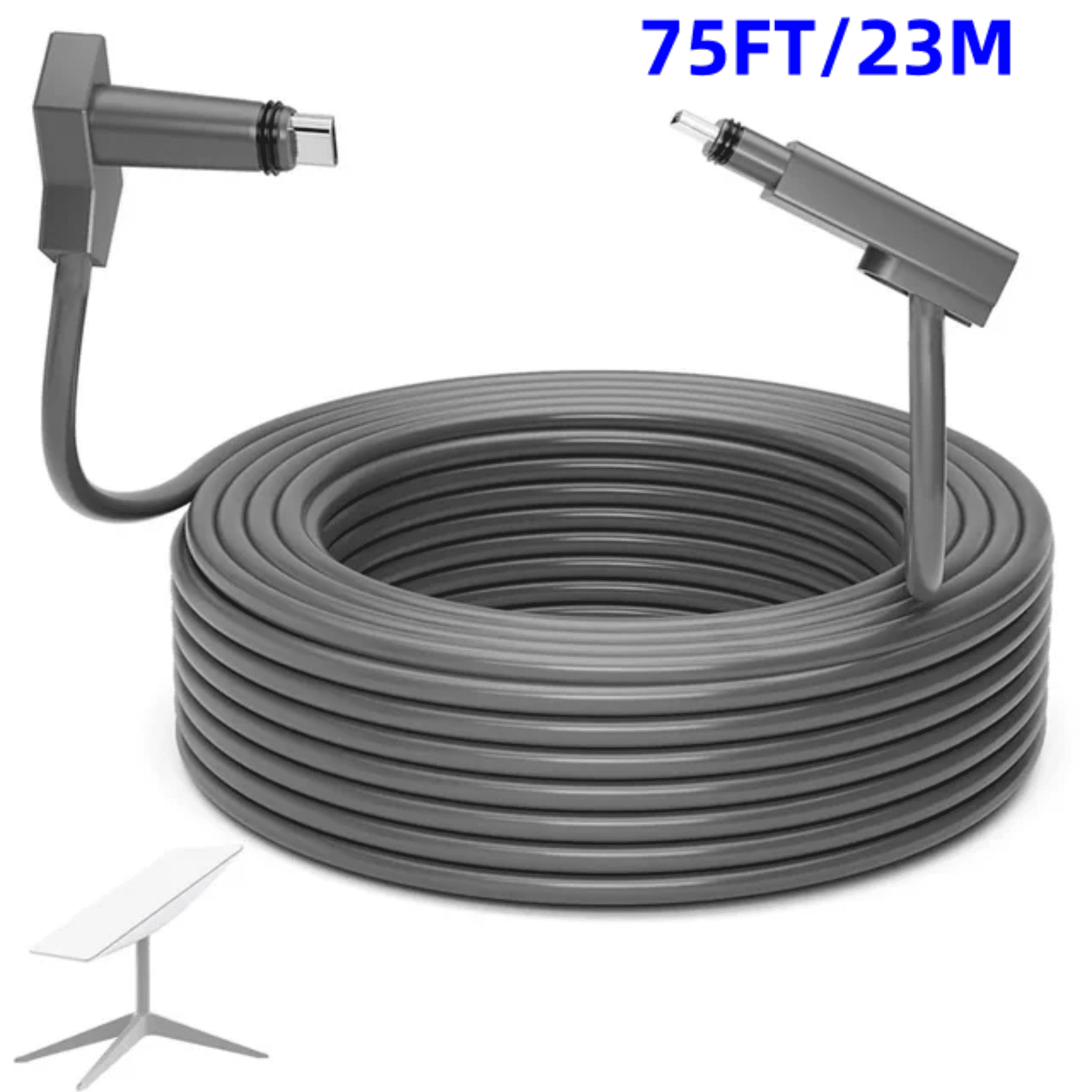 Starlink Cable 75ft Satellite Replacement Extension Cable for Starlink ...