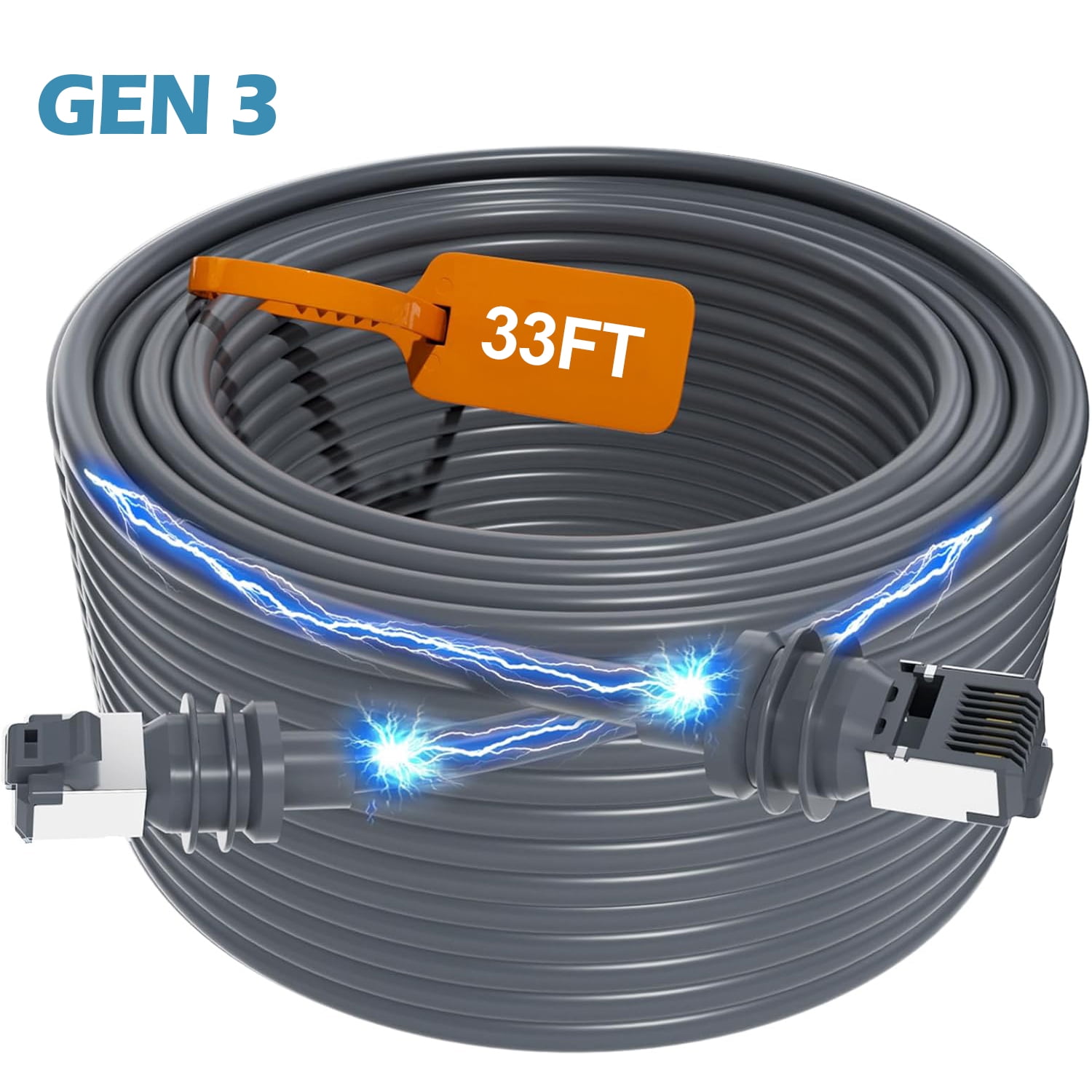 Starlink Cable Starlink Gen 3 Cable, 33FT Starlink Replacement Cable ...