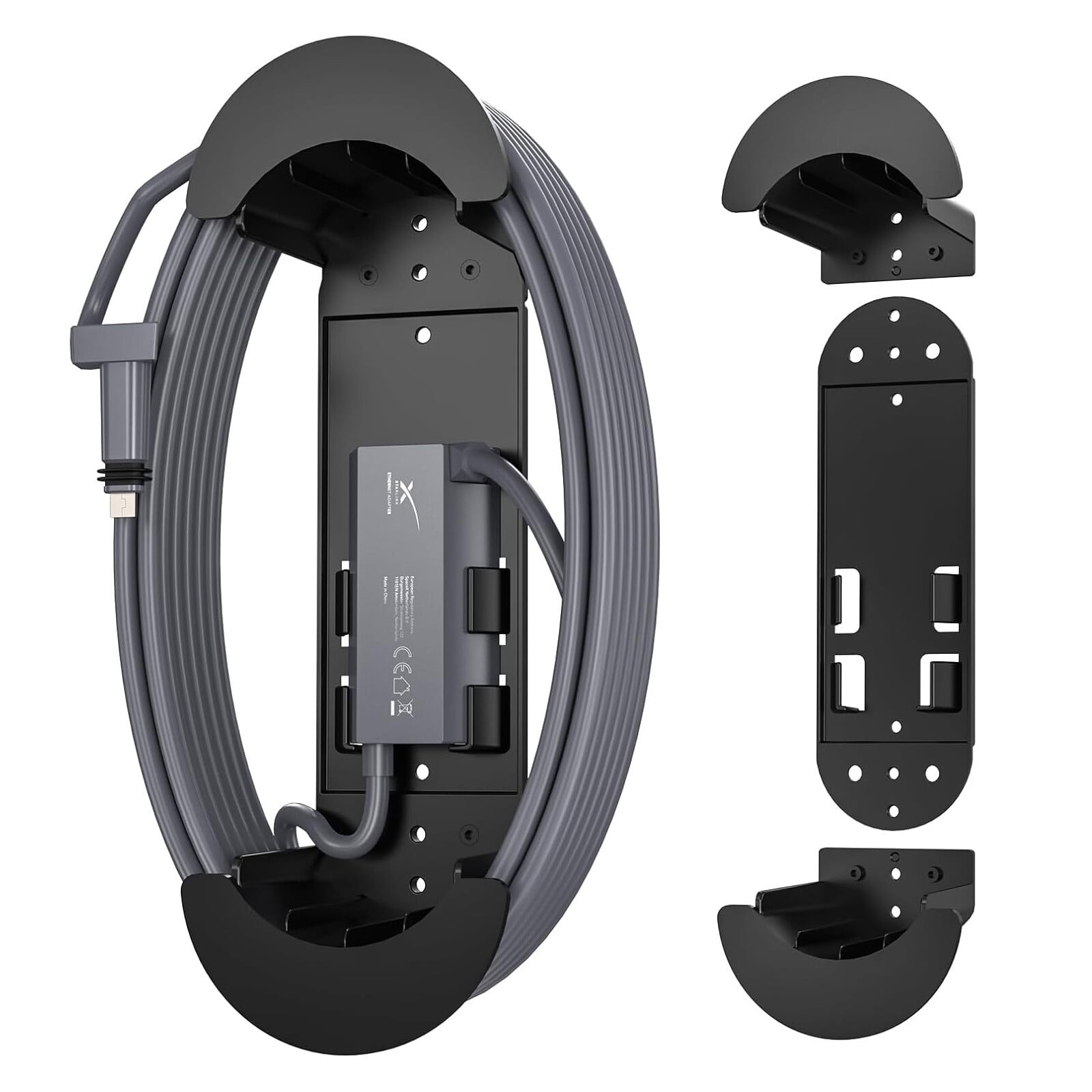 Starlink Ethernet Cable Organizer & Adapter Wall Mount for Gen2 Gen3 ...