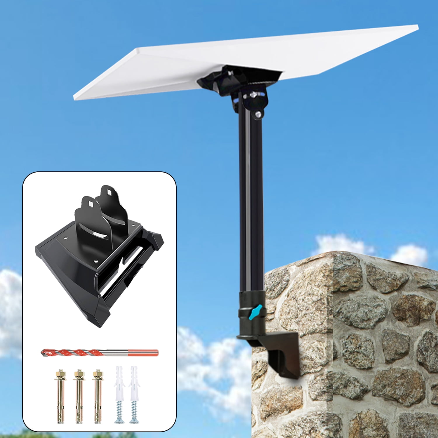 Starlink Gen 3 Mount, Starlink Mounting Kit Gen 3, with 0-30° Adjustable Starlink Gen 3 Pipe ...