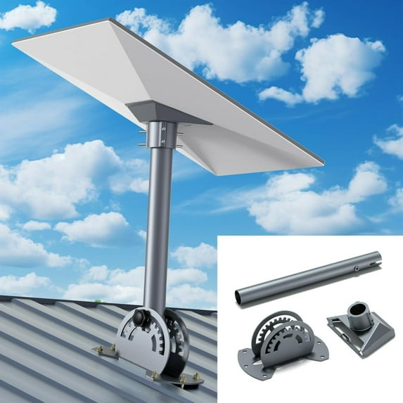Starlink Gen 3 Roof Mount Heavy Duty Adjustable Pole Bracket Kit – 360 ...