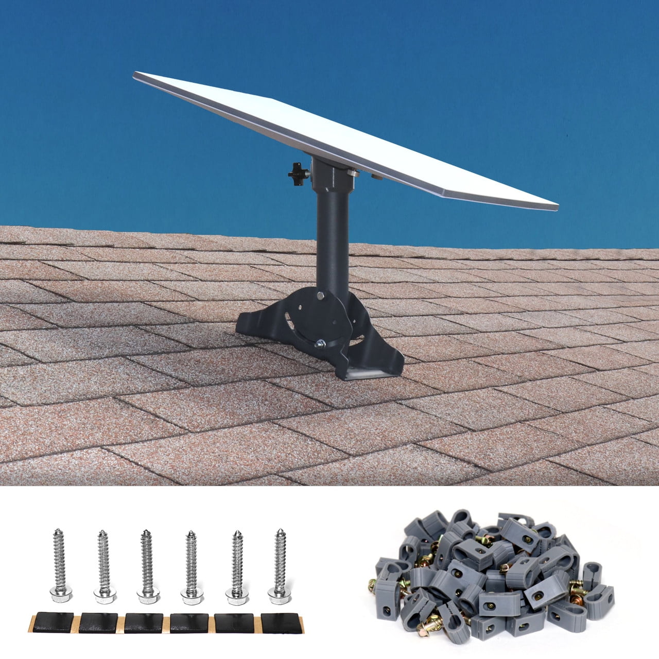 Starlink Generation 3 Heavy Duty Pivot Roof Mount Kit Compatible with Gen3 / V3 Starlink ...