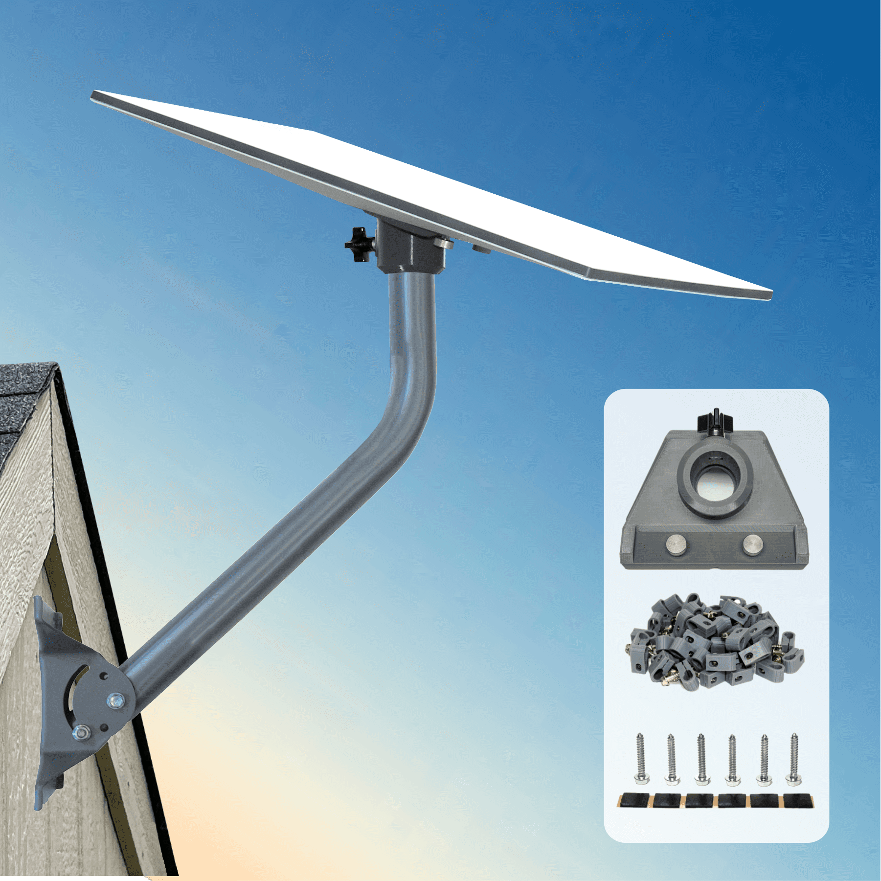 Starlink Generation 3 Roof and Wall Mount Kit Compatible with Gen3 ...