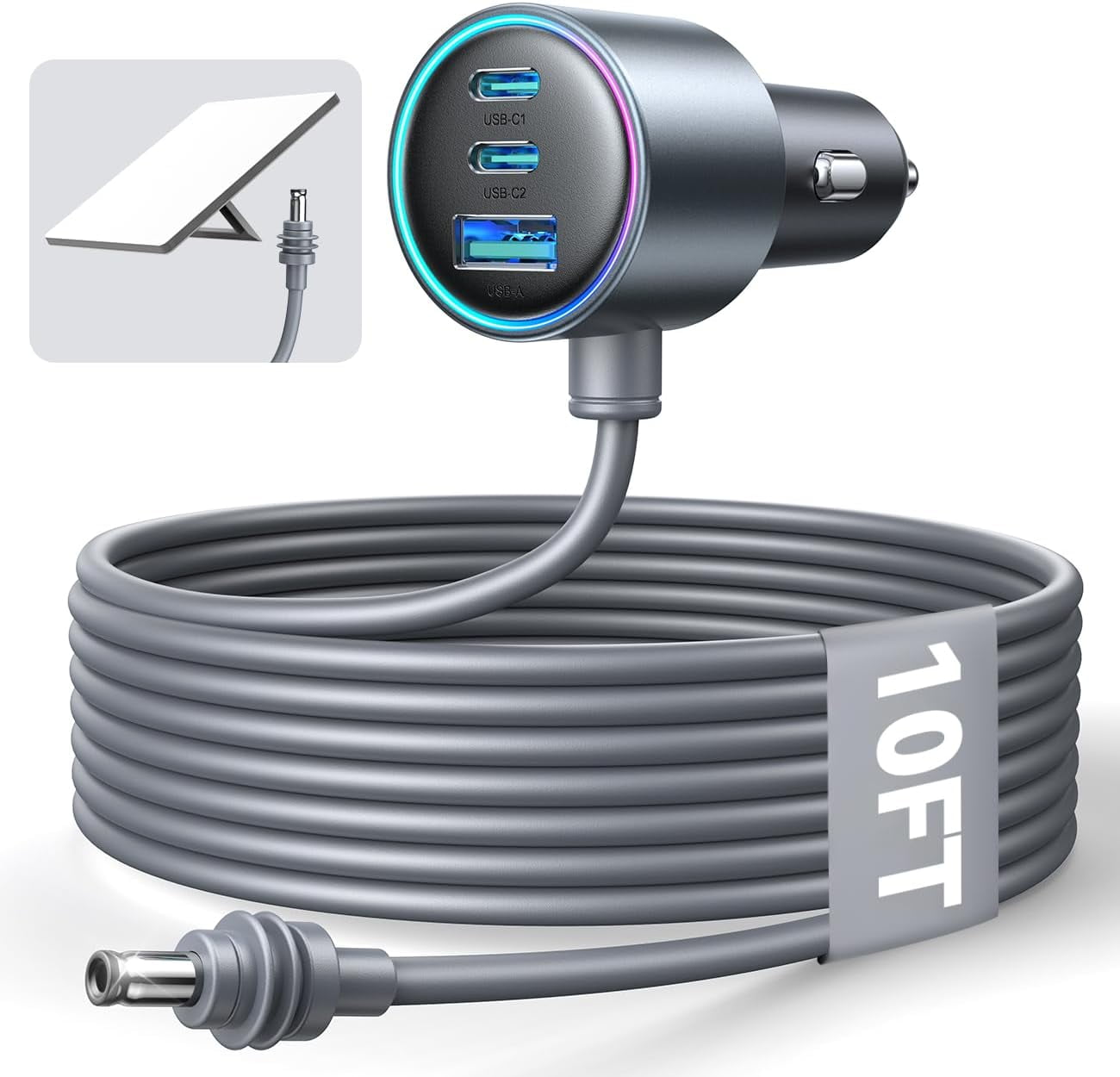 Starlink Mini Car Adapter, 10FT Starlink Mini Cable Car Charger, 12V ...