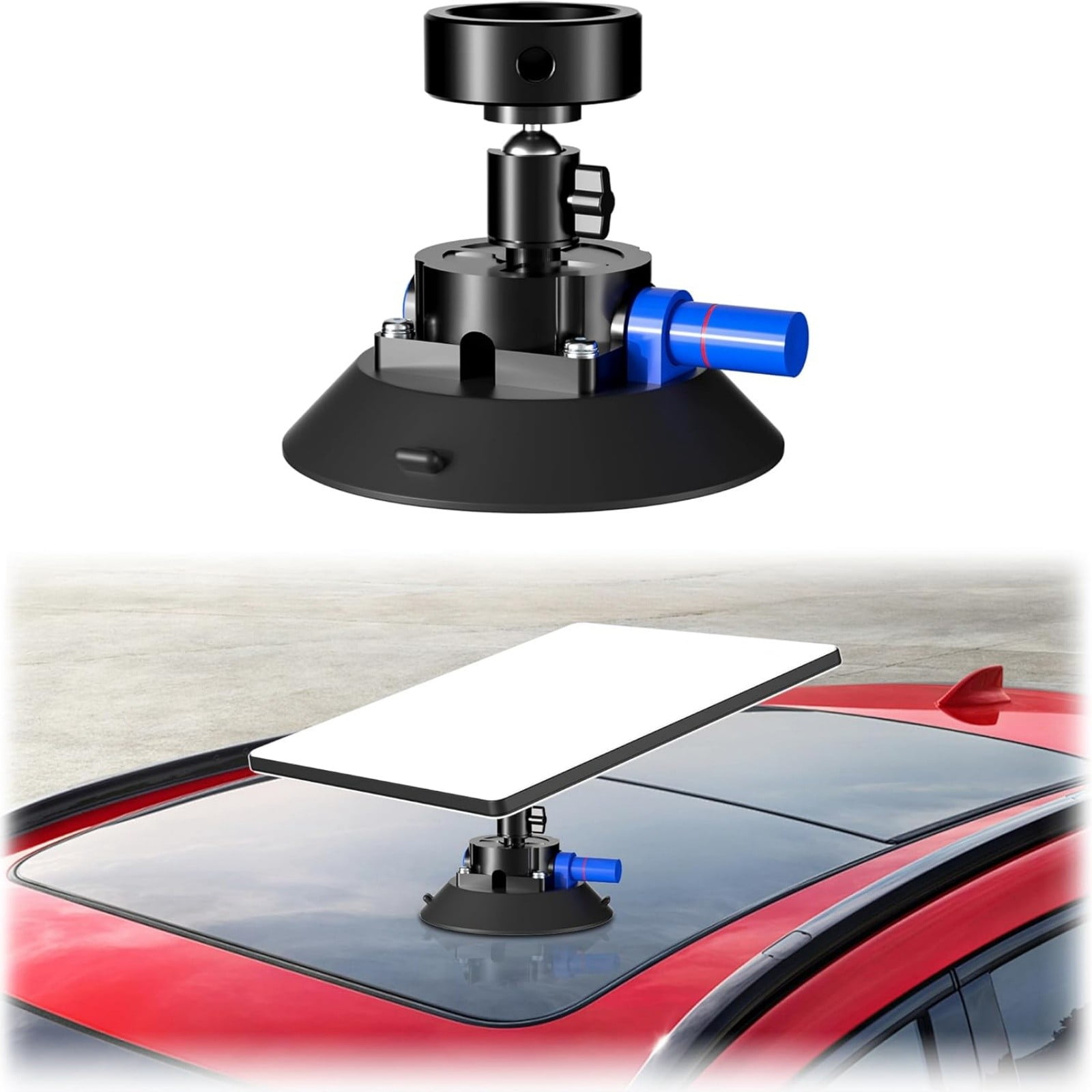 Starlink Mini Car Suction Cup Mount with Pipe Adapter – Heavy-Duty ...