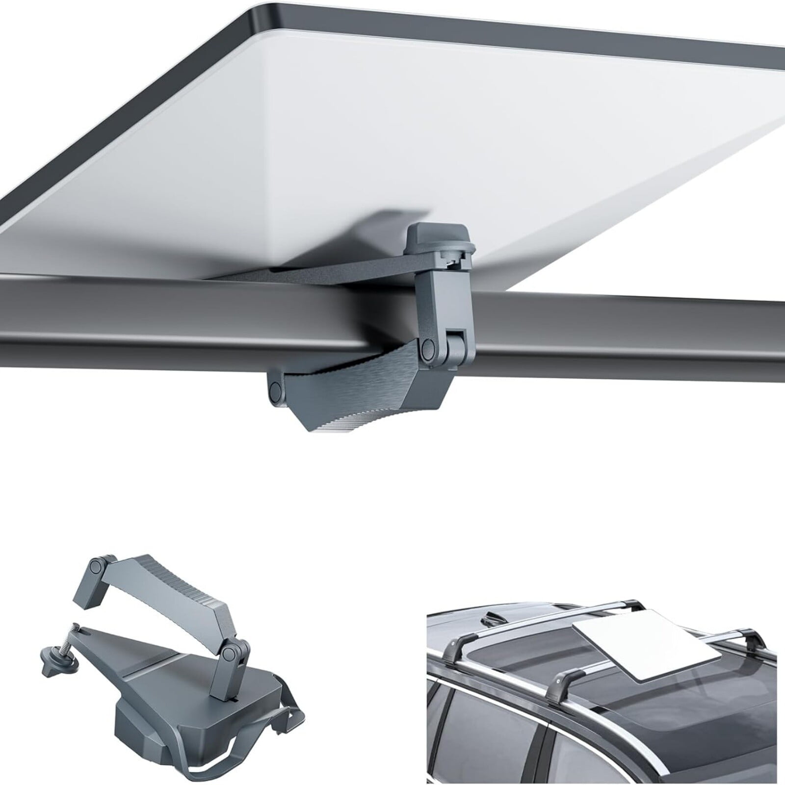 Starlink Mini Gen 3 Aluminum Clamp Mount – No-Drill Satellite Dish ...