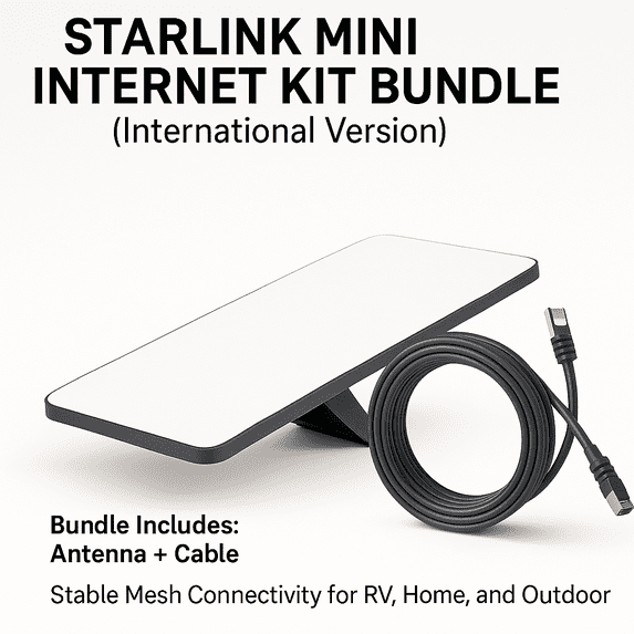 STARLINK Mini Satellite Internet Kit, Portable Wi-Fi Antenna, 16.4FT ...