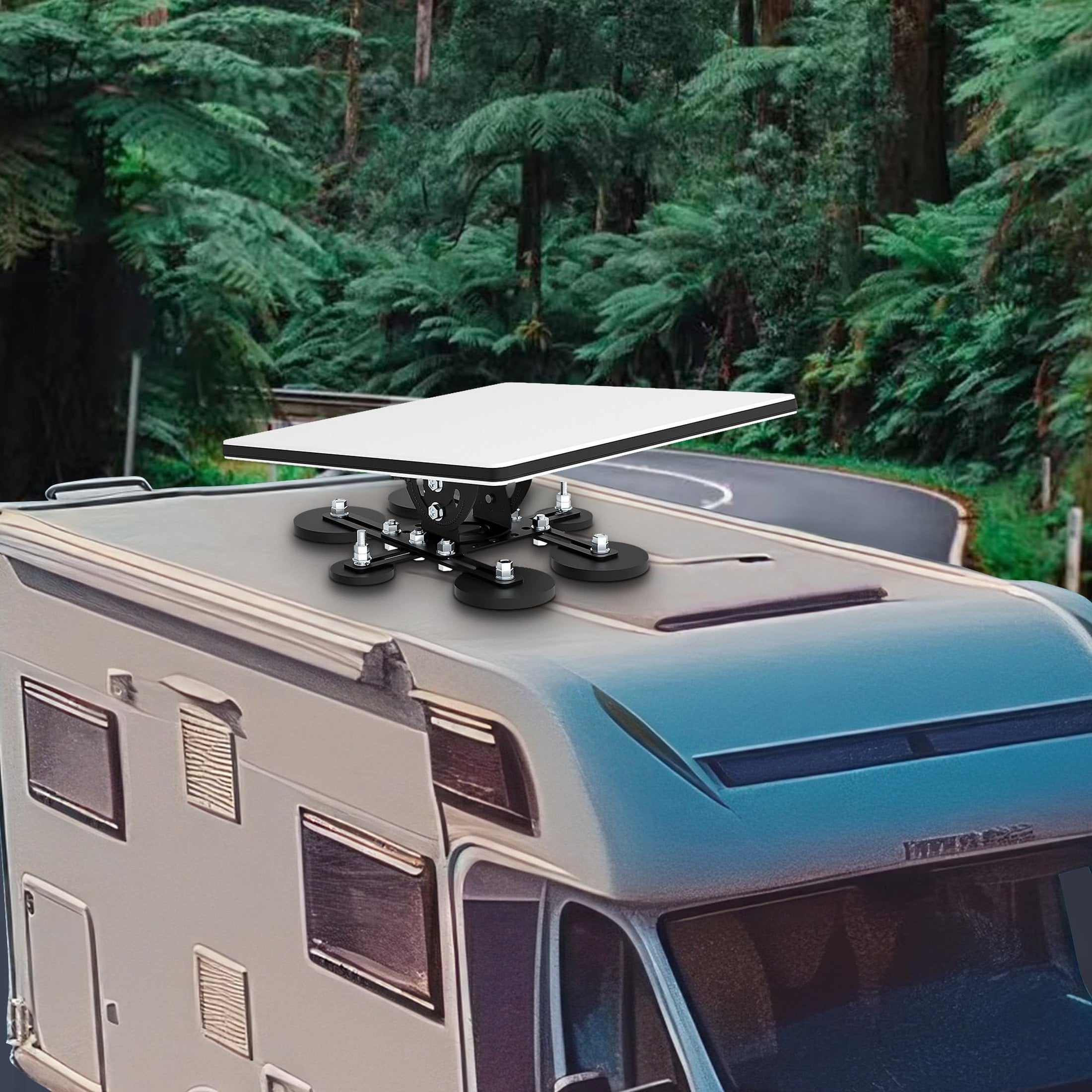 Starlink Mini Magnetic Mounting Kit for High-Speed RV and Boat Use ...