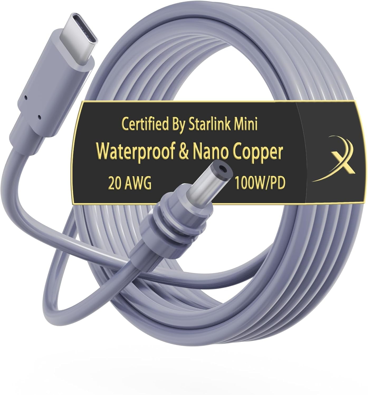 Starlink Mini USB-C to DC Power Cable, Starlink Mini Power Cable,Max ...