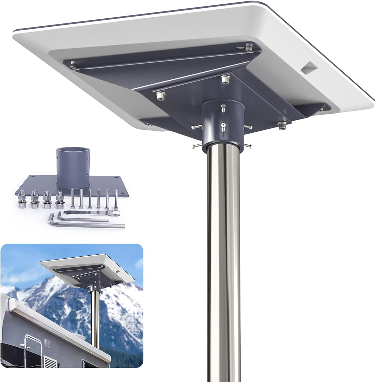 Starlink Mount Starlink Flat High Performance Pipe Adapter Mount ...