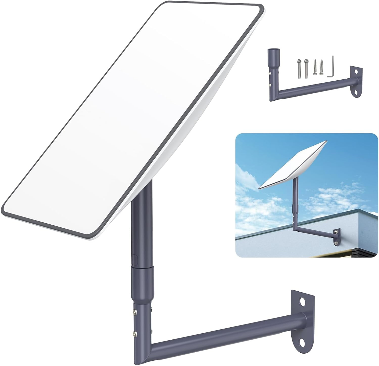 Starlink Mount Starlink Roof Mount Vertical Angle Starlink Long Wall ...