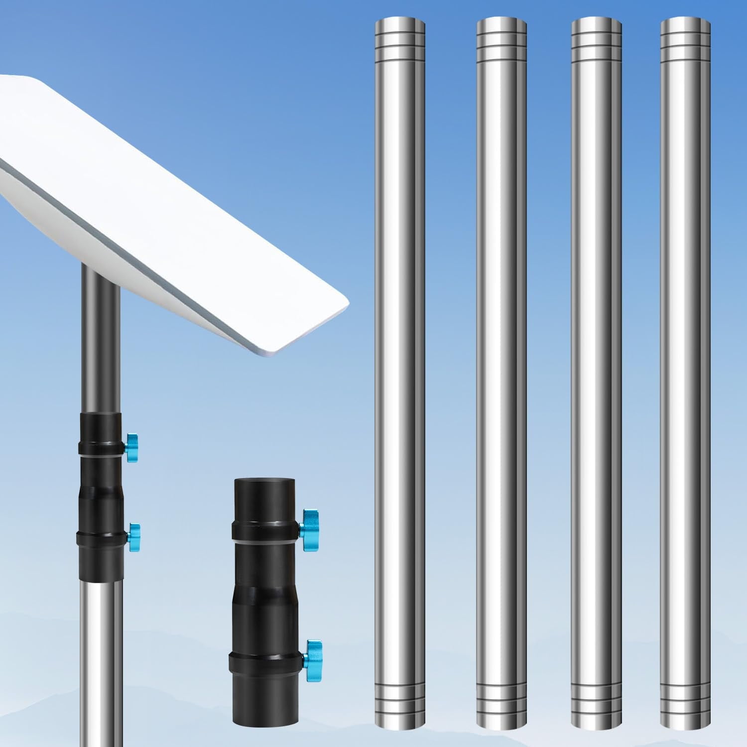 Starlink Pole Mount, Starlink RV Mount Kit,Upgrade your Starlink ...
