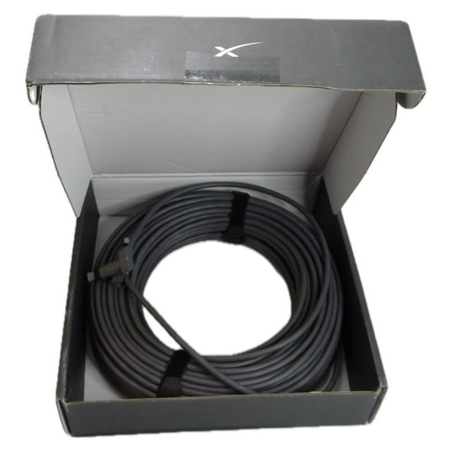 Starlink Rectangular Satellite V2 150 Ft Replacement Cable, Grey ...