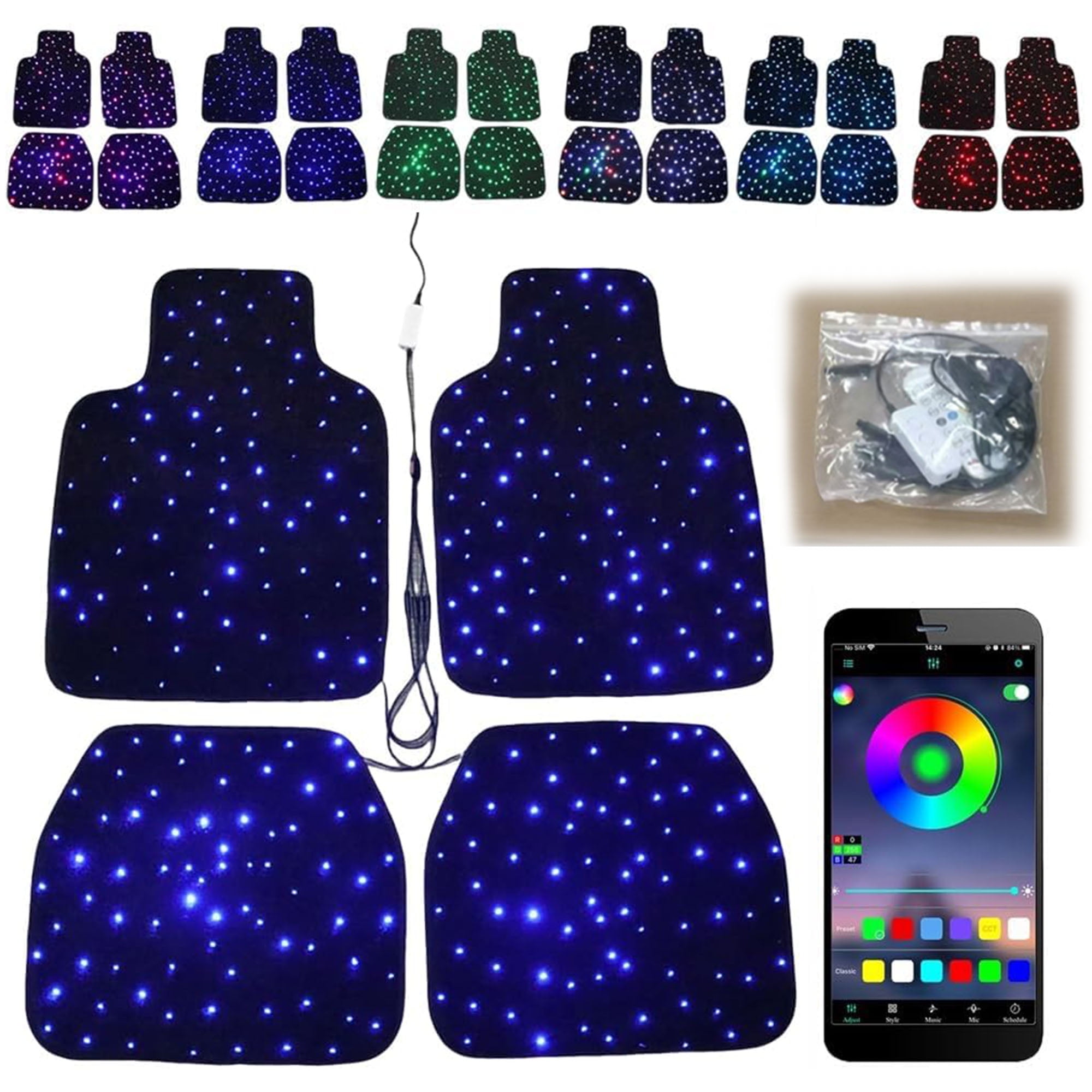 Starlinkmats Mats, Starlinkmats LED Car Floor Mats, Starlight Floor ...
