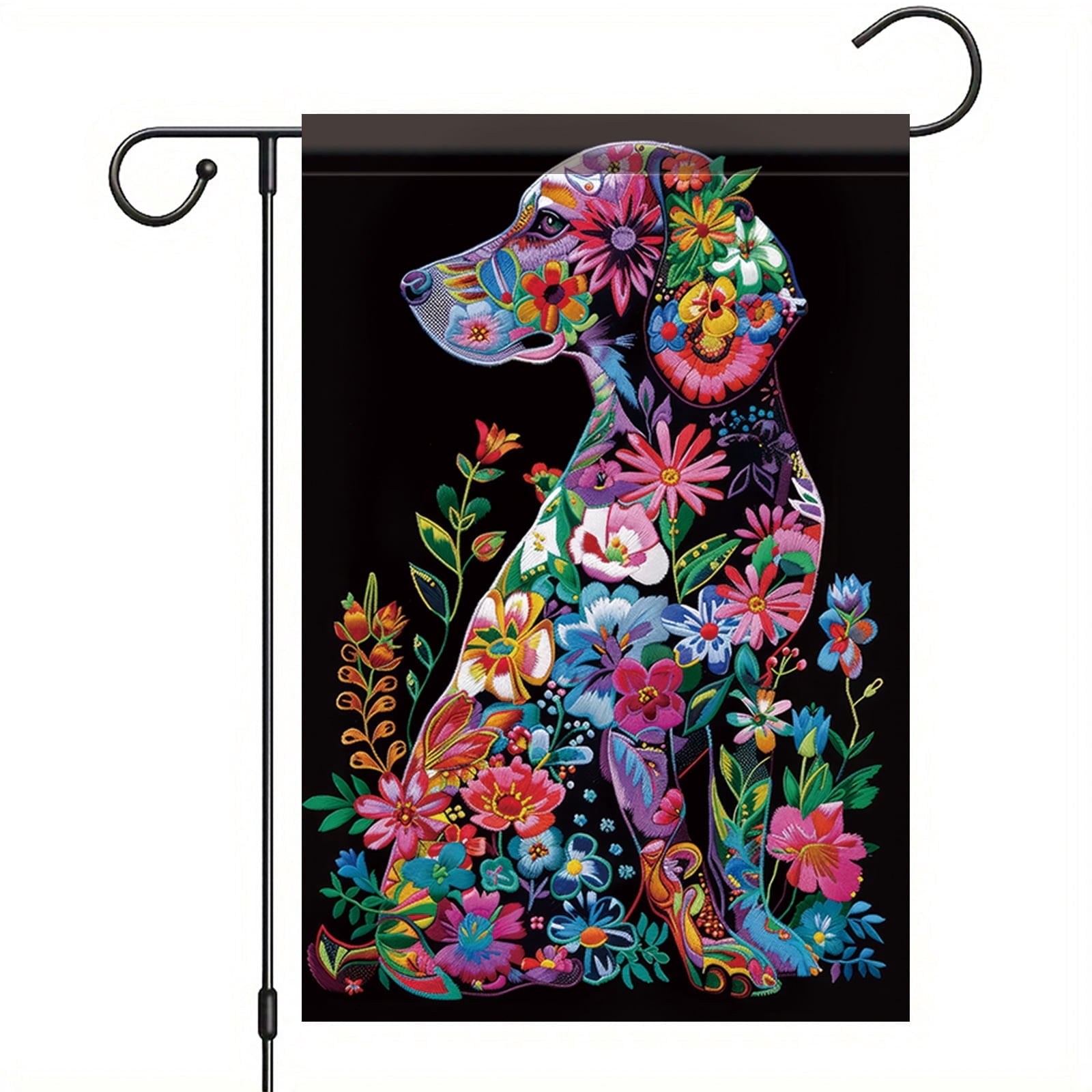 Starlit Patio Welcome Spring Summer Golden Garden Flag 12x18 Double ...