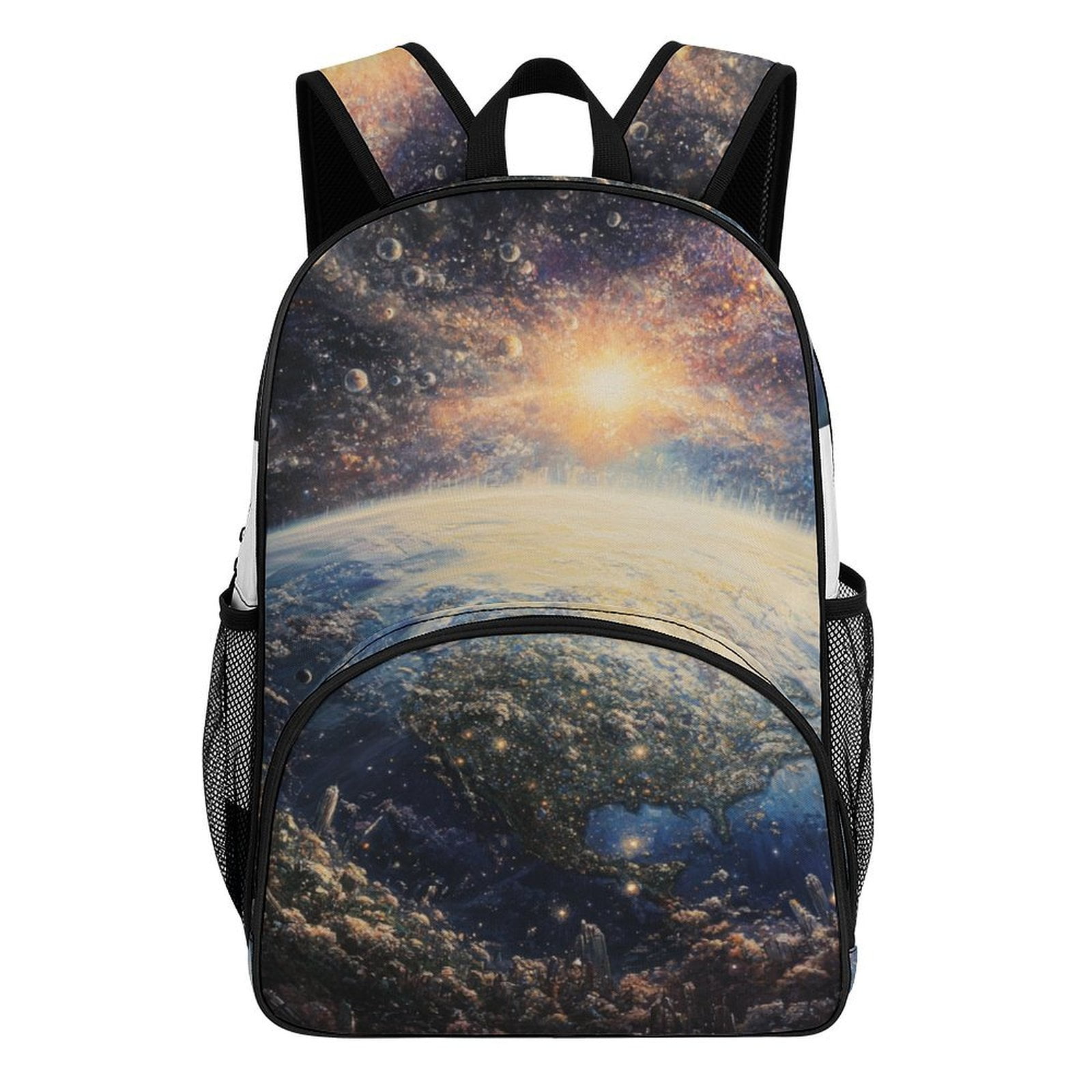 Starlit Sky Teenage Backpack Middle Students Bookbag Outdoor Daypack ...