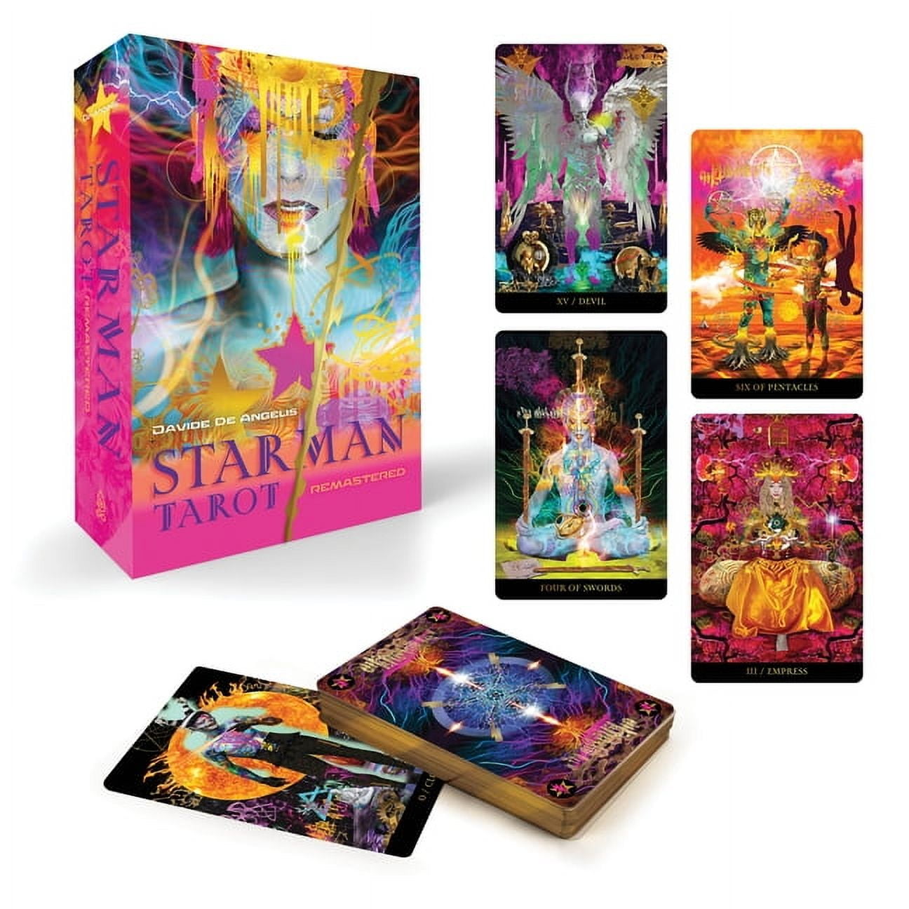 Starman Tarot: Remastered (Tarot Deck and Guidebook, Box Set), (Paperback) - Walmart.com